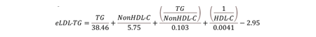Can a calculated LDL-TG be a better ASCVD risk marker than calculated ...