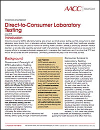 Direct-to-Consumer Laboratory Testing | myadlm.org